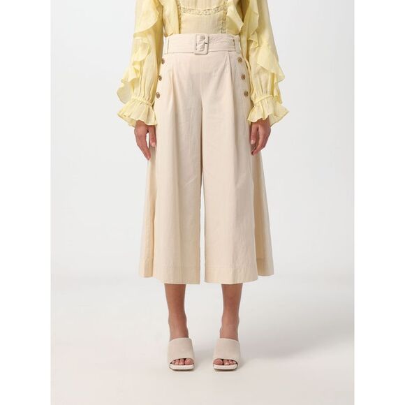 Twin-Set | Jeans | Twinset Pants Woman Yellow Cream | Poshmark